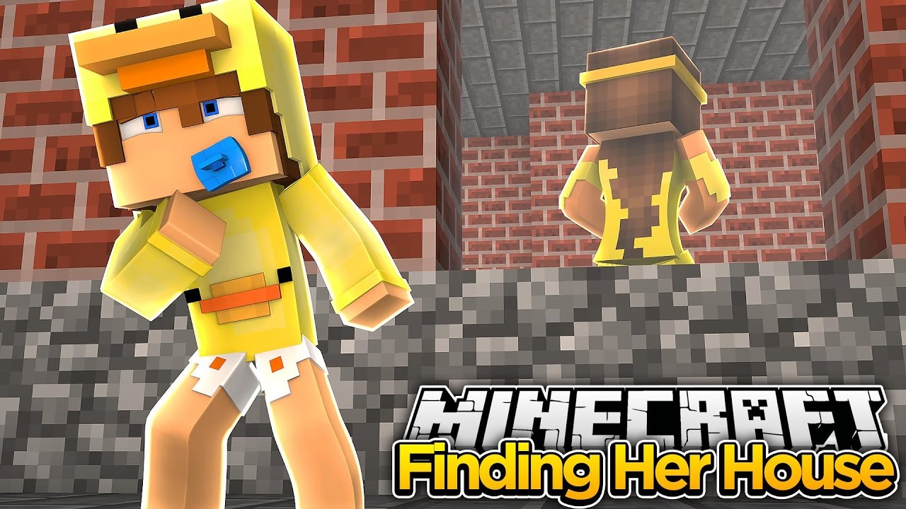 Minecraft Family #04 - GOING TO MY MOMS HOUSE - Baby Duck Adventures ...