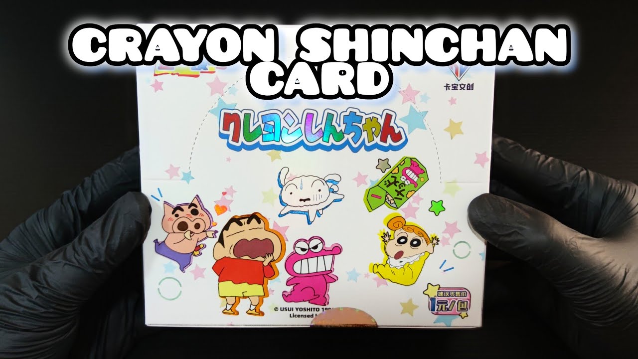 Crayon ShinChan Card Unboxing - YouTube