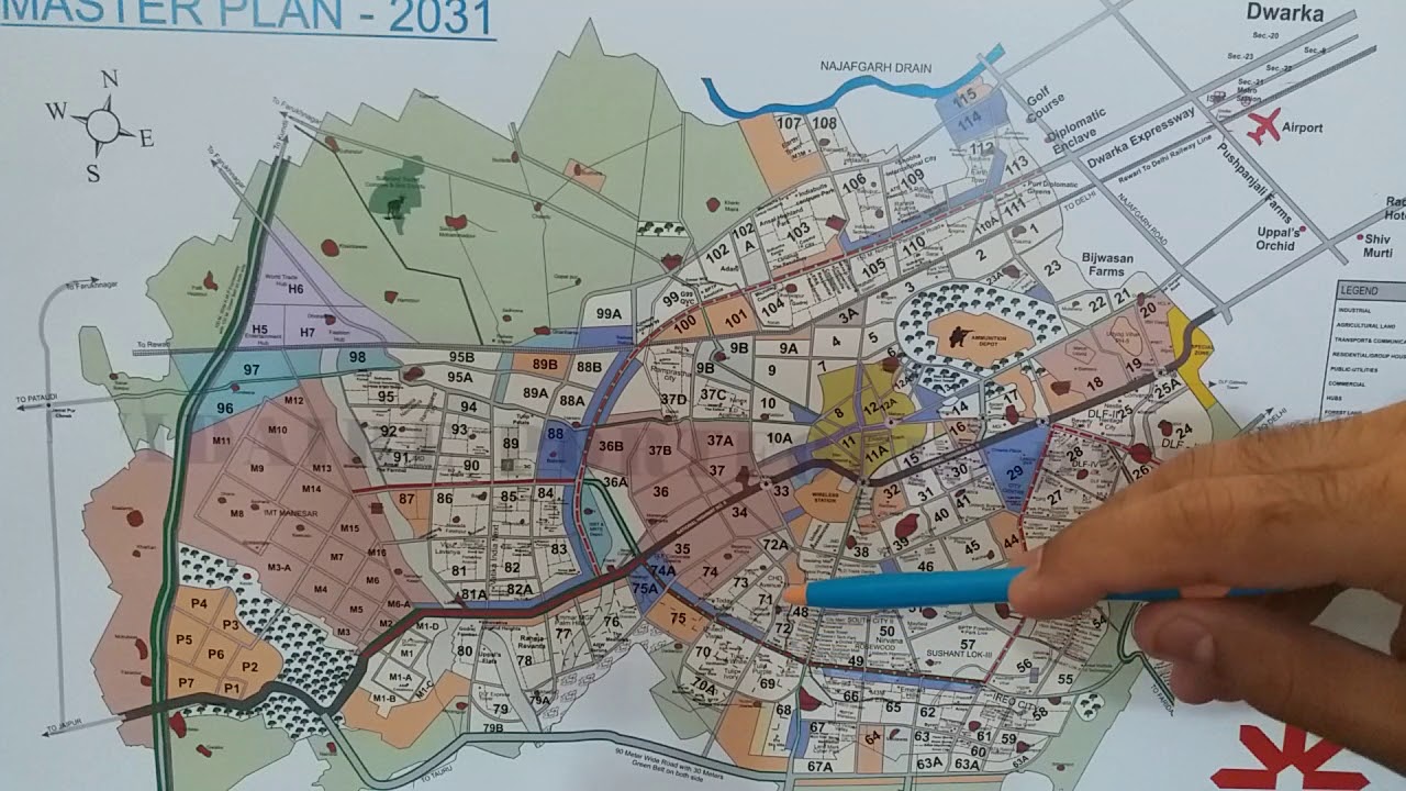 Gurgaon Maps Explain - YouTube