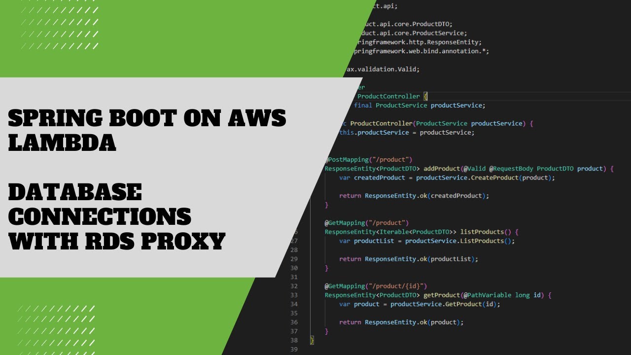 Rds Proxy With Springboot On Aws Lambda Youtube 4530