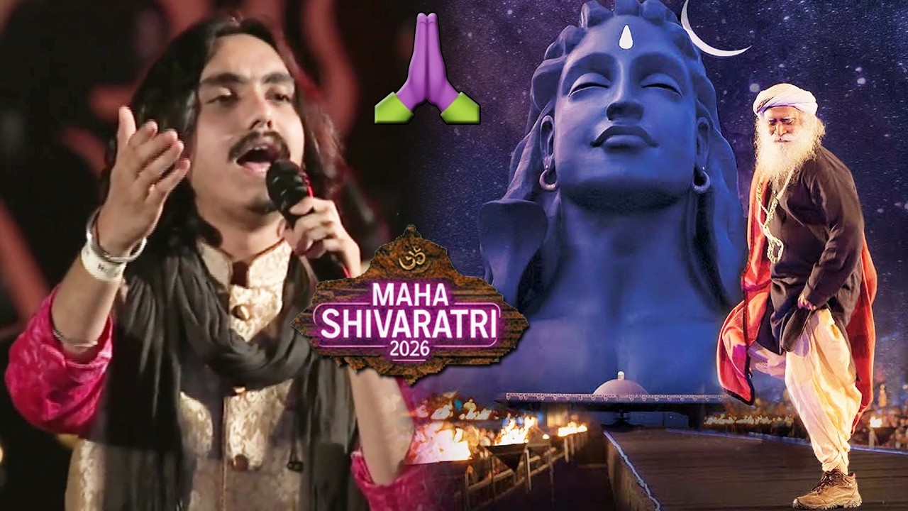 Maha Shivaratri 2026 | Adithya Gadhvi Live Singing and Sadhguru Dance ...