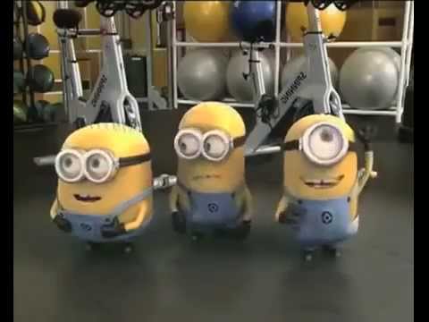 Los minions tambien van al gym - YouTube