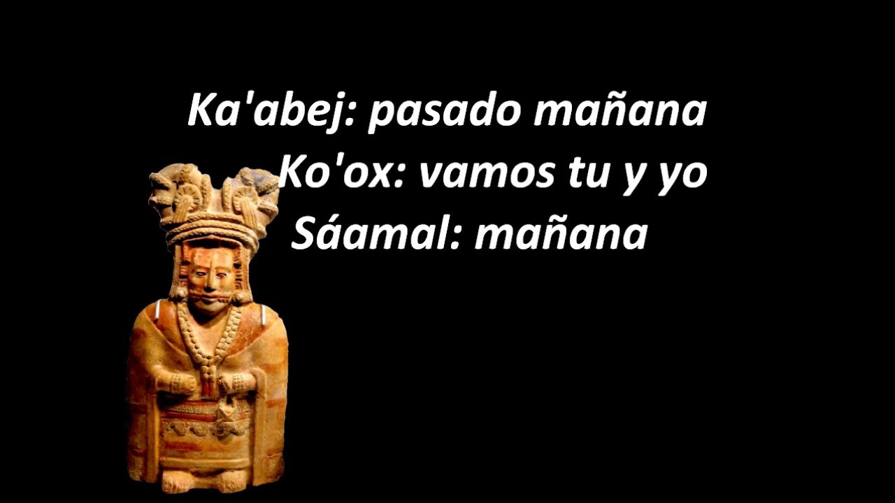 29.-Aprenda Maya, Frases 24 (expresiones: ¡vamos!, dile, quiero, voy ...