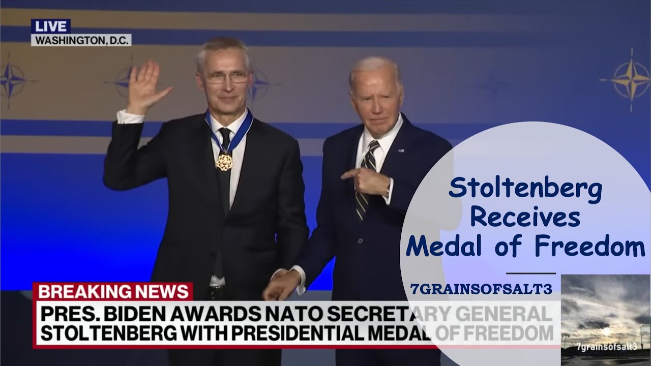 Stoletenberg Receives Medal Of Freedom - YouTube