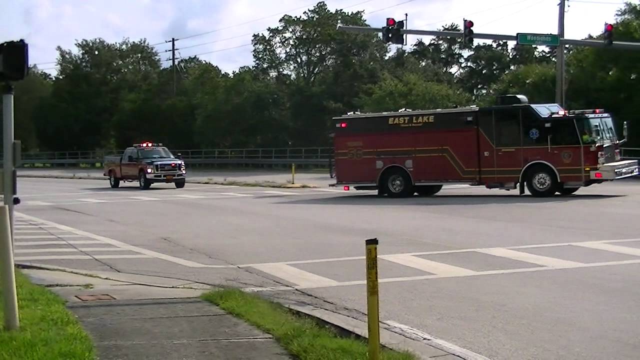 East lake fire rescue responding - YouTube