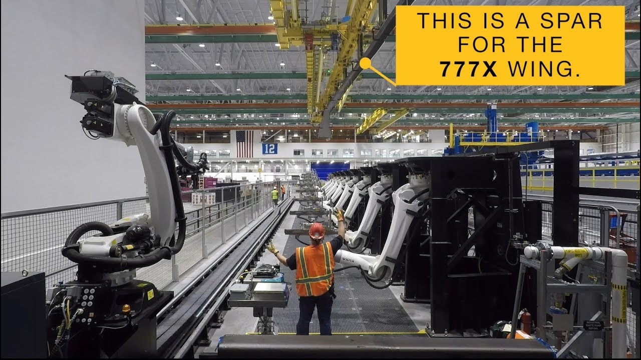How Boeing Tests the Wing Spars of the 777X - YouTube