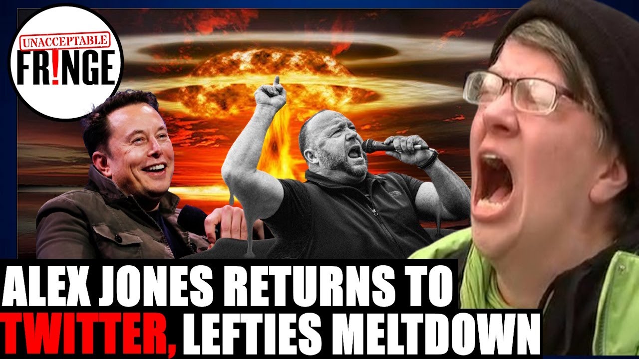 Alex Jones makes triumphant return to twitter - YouTube