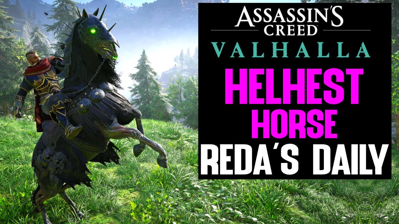 Helhest Horse Mount in Assassin's Creed Valhalla - Reda's Daily. - YouTube