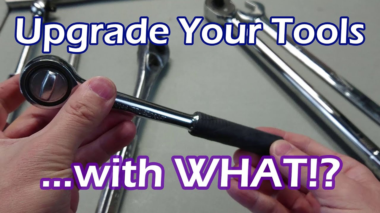 Upgrade your tool handles with bicycle inner tube - YouTube