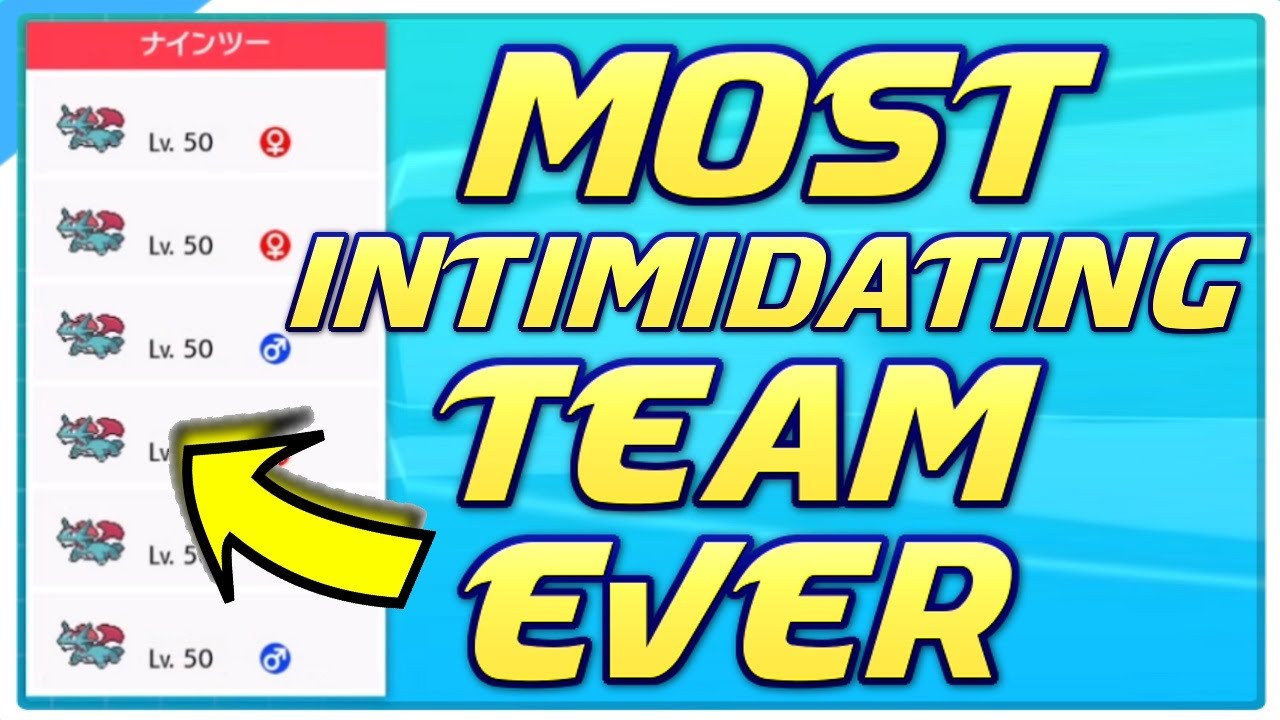 Most INTIMIDATING Team EVER! 6v6 Singles! Pokemon Sword and Shield ...