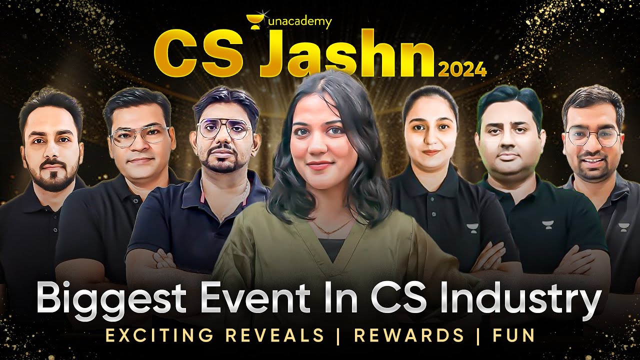CS Jashn 2024 🎉 | Biggest Event in CS Industry 🚀 Unacademy Live Event ...
