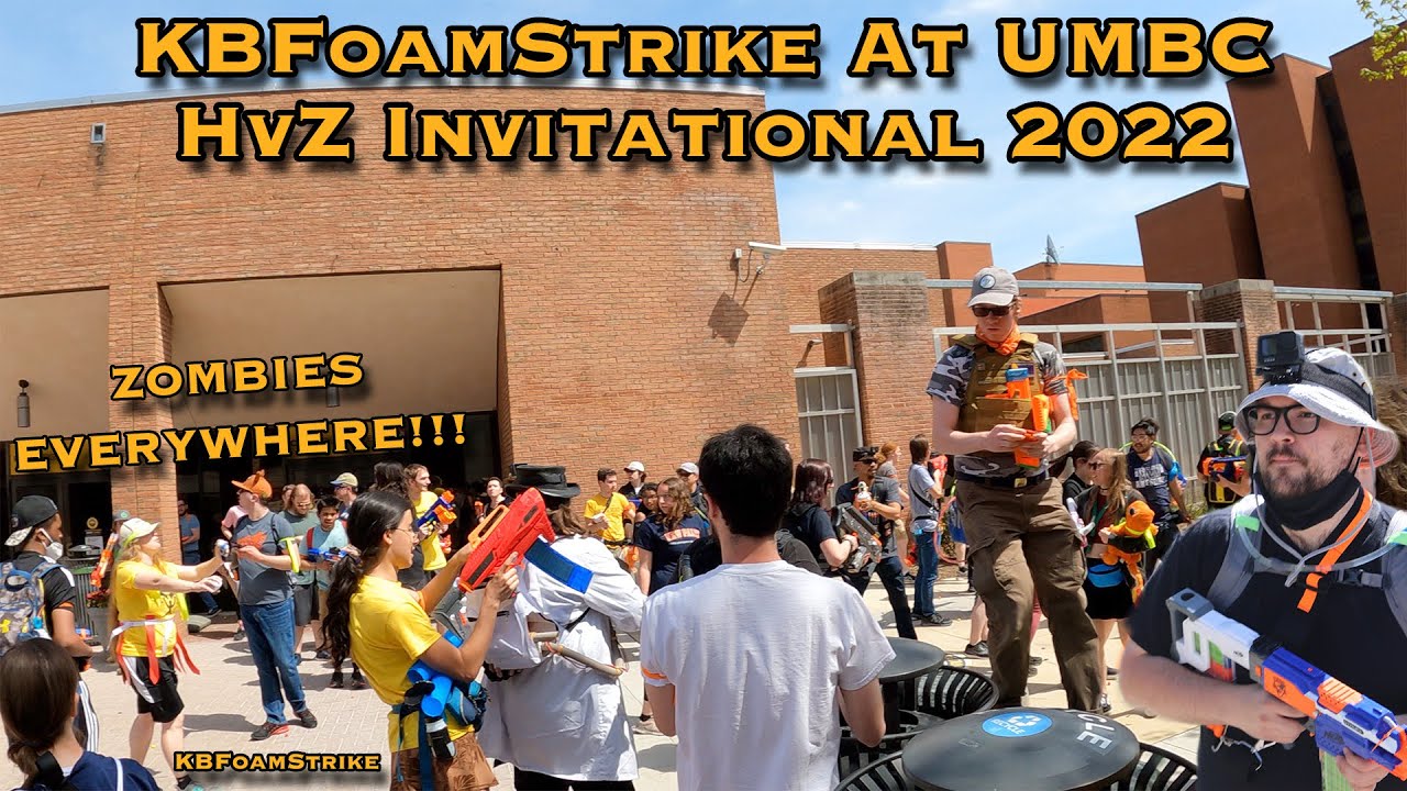 KBFoamStrike Joins UMBC's 2022 HvZ Invitational NERF Battle - Zombies ...