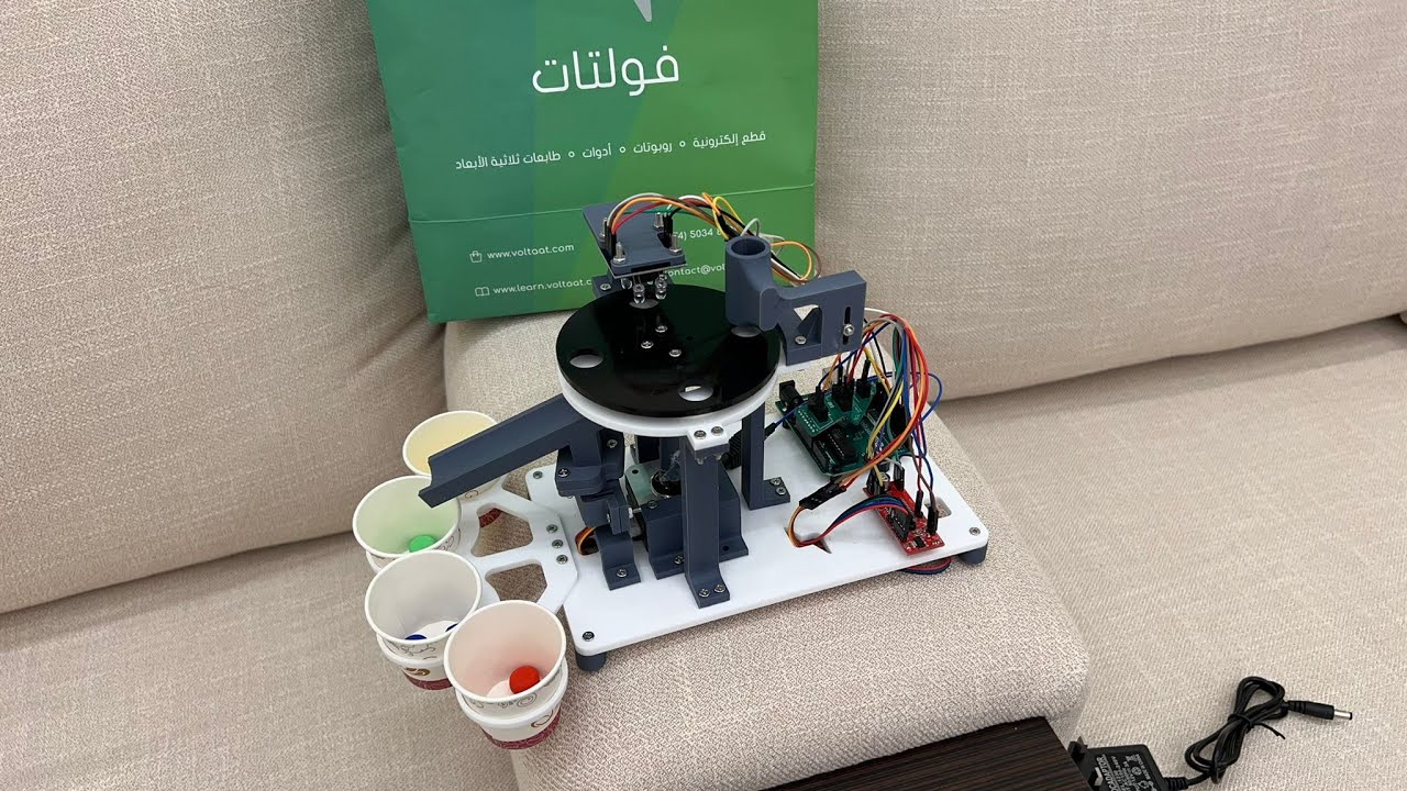 Introduction To Mechatronics Color Sorting Robot Project Youtube