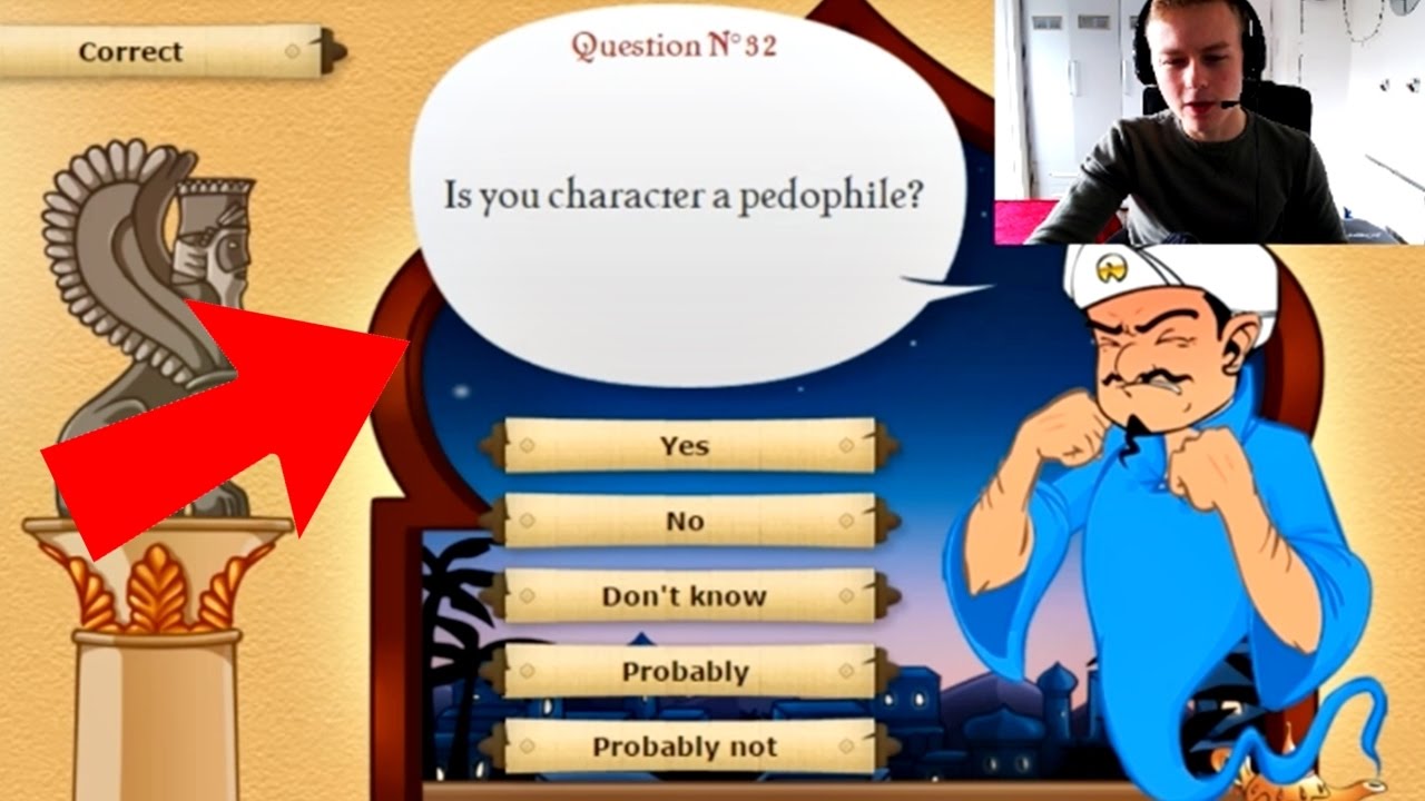 MY FOREHEAD IS ON AKINATOR - YouTube
