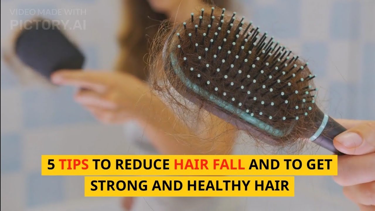5 TIPS TO REDUCE HAIR FALL - YouTube