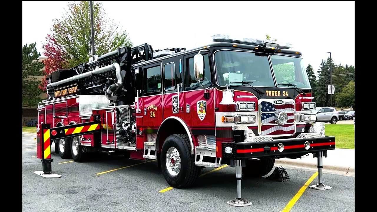 Tower 34 Fire/ Setting Up @ "Hometown Hero's" 9/7/2023 @ Inver Grove ...