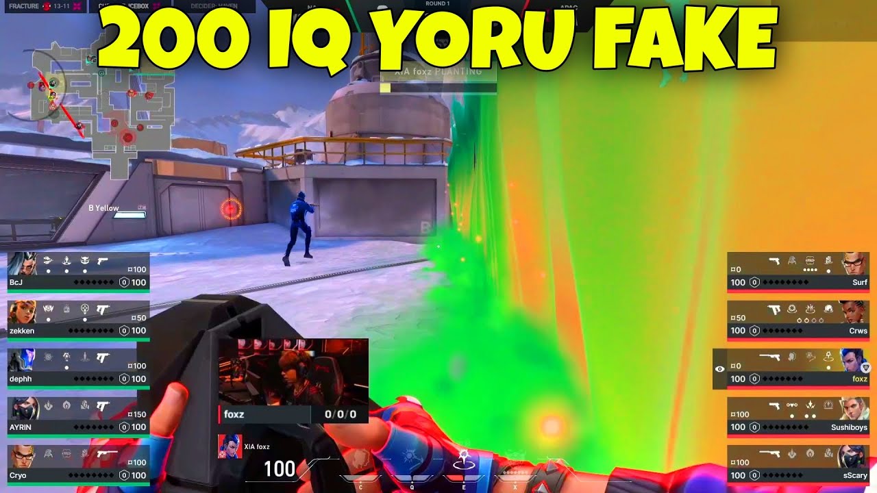 200 IQ Yoru Fake in VCT | Yoru Tips and Tricks | Best Yoru Fake ...