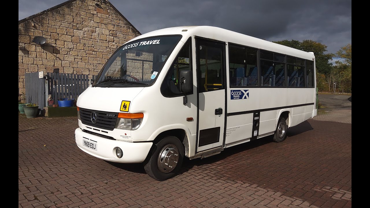 YN59 EOJ - 2009 (59) Mercedes Benz Vario 0.813d Plaxton Beaver 3 - YouTube