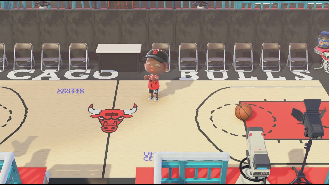 ANIMAL CROSSING| BIENVENIDOS AL UNITED CENTER!! CHICAGO BULLS!! - YouTube