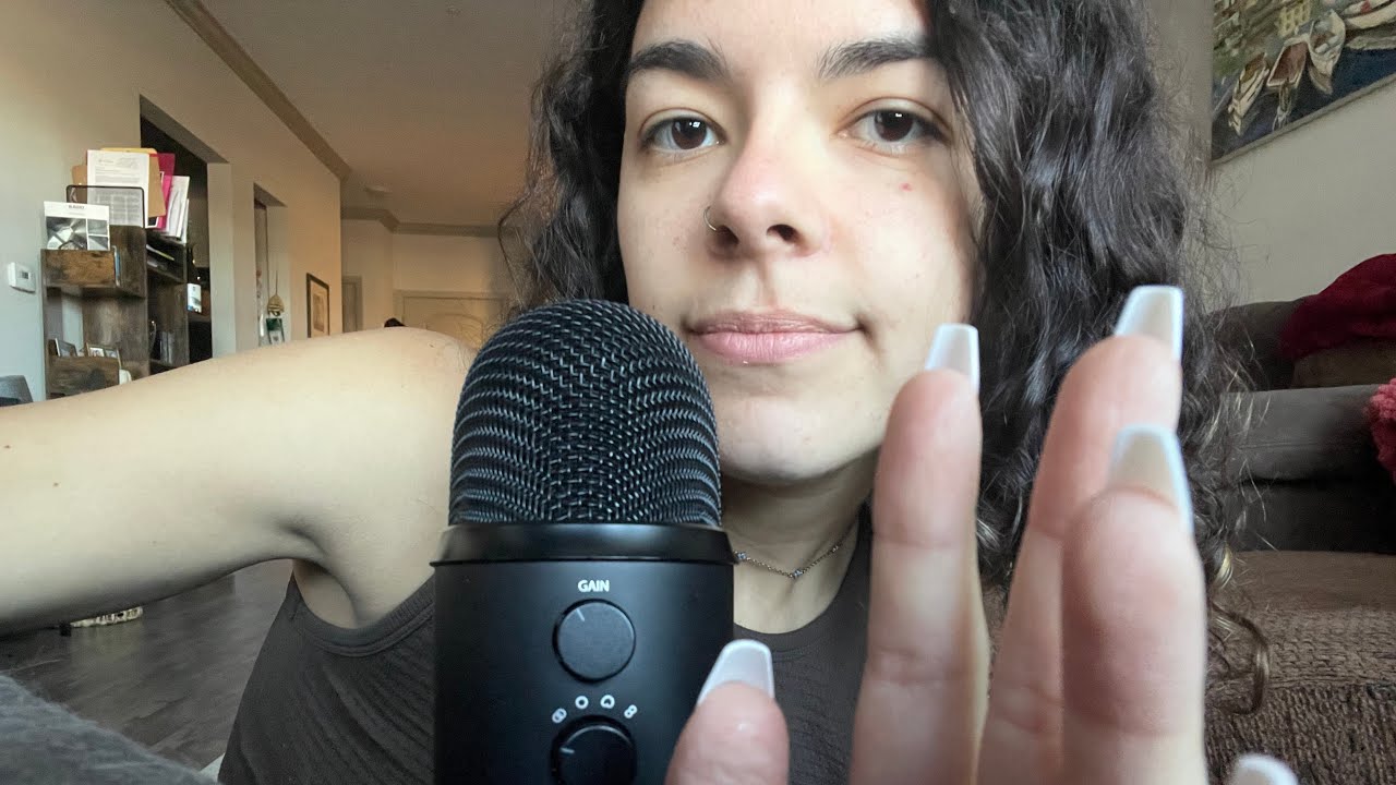 ASMR friend gives you gentle positive affirmations and face brushing ...