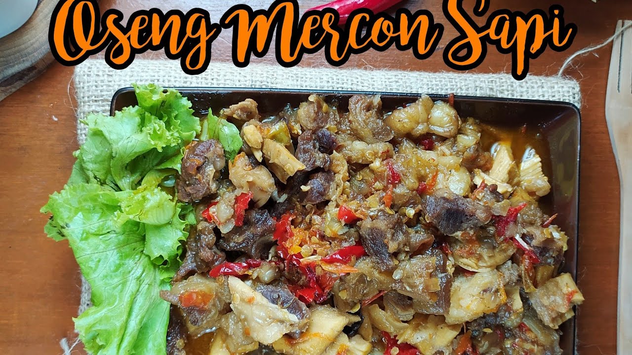 RESEP OSENG MERCON JOGJA - OSENG MERCON BU NARTI - OSENG MERCON DAGING ...