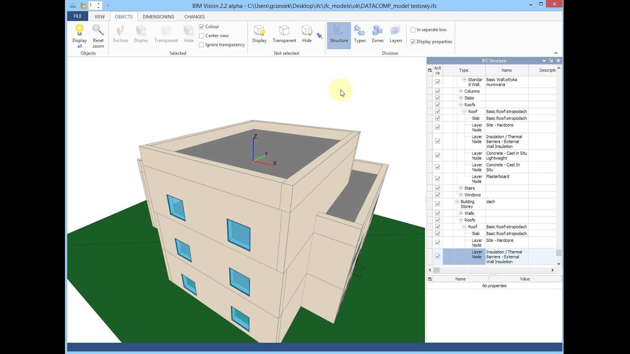 BIMvision - free IFC Viewer presentation part 2 of 3 - YouTube