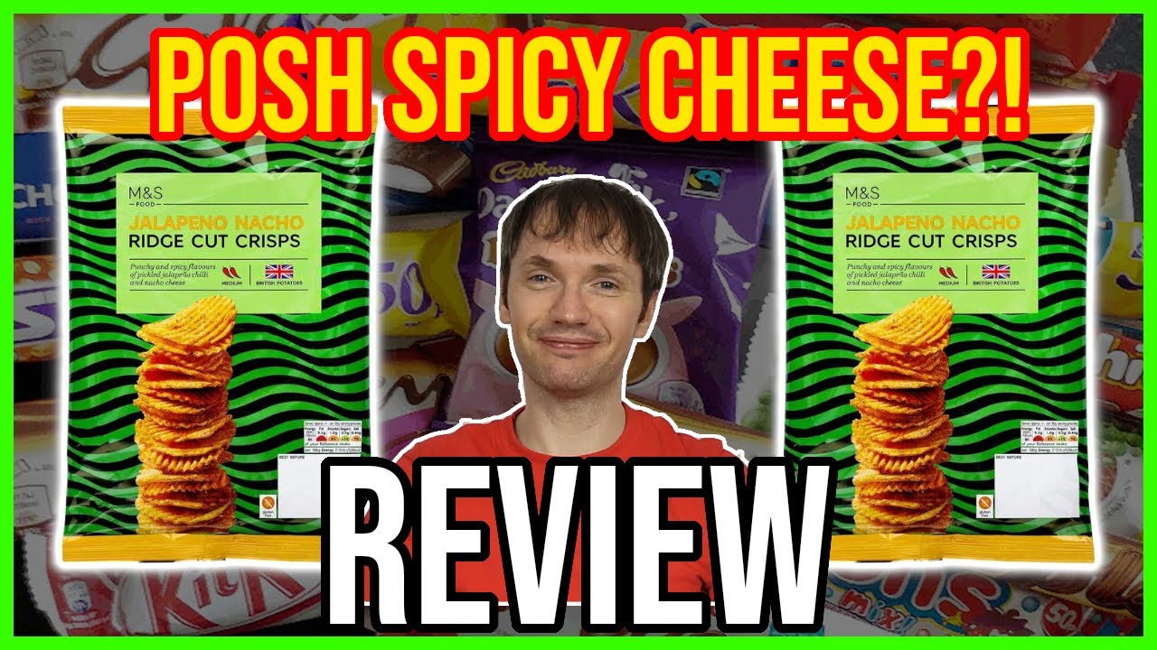 M&S Jalapeño Nacho Ridge Cut Crisps Review - YouTube