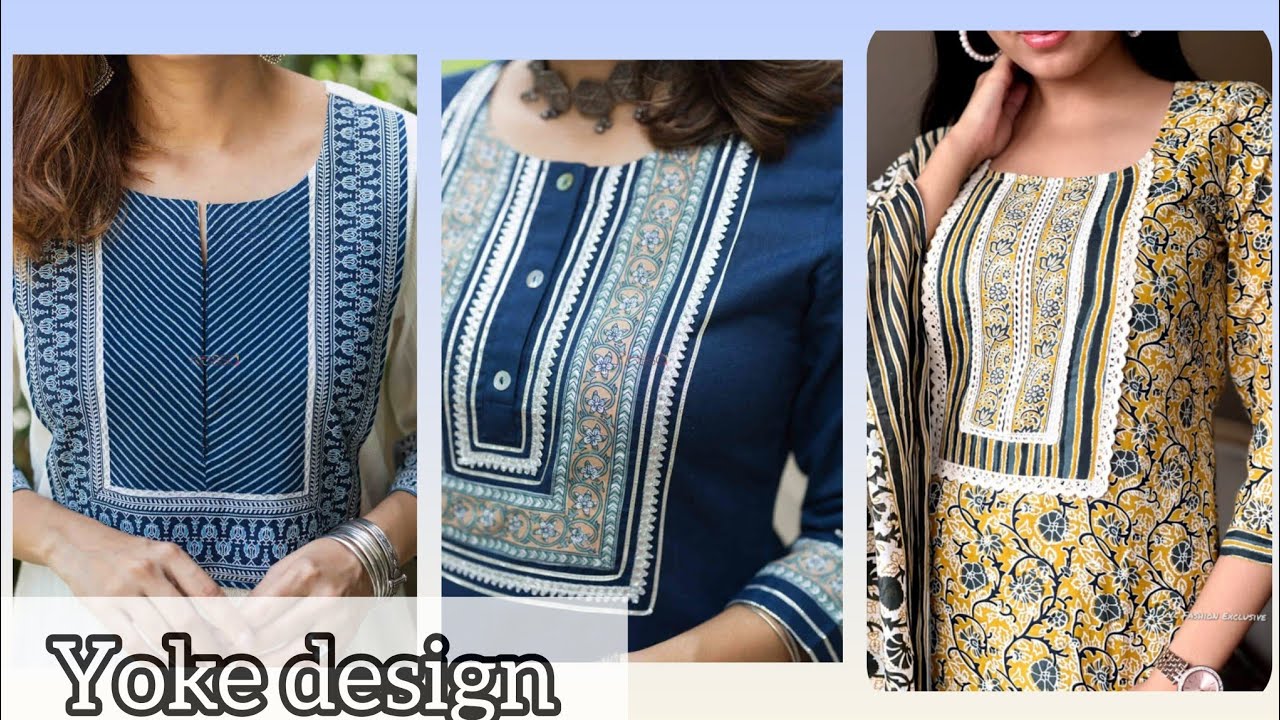Beautiful yoke design/boutique style yoke design #stitching #viralvideo ...