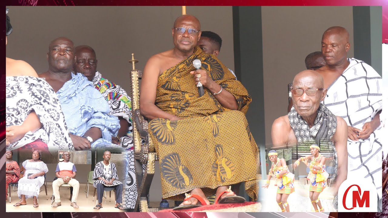 Obomeng Hene Held A Durbar To Interact With His People On Developmental ...