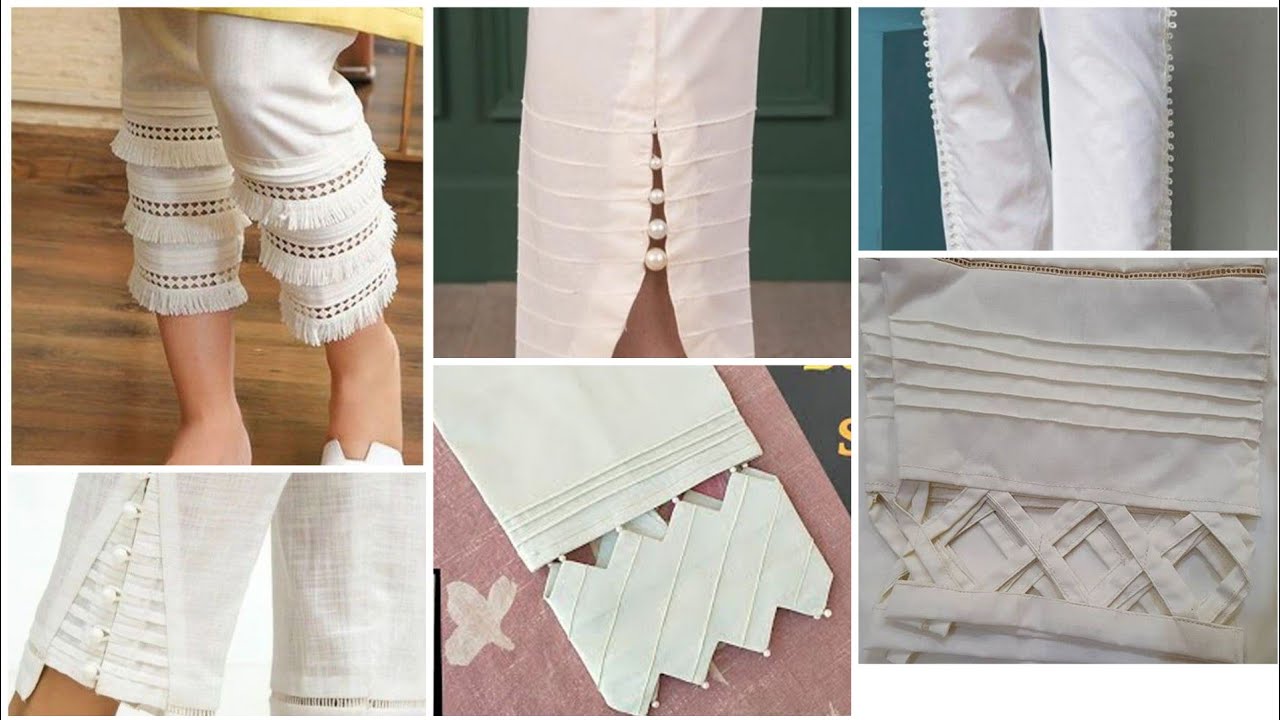 #Beautiful capri design for girls #cute designs of capri shalwar with ...