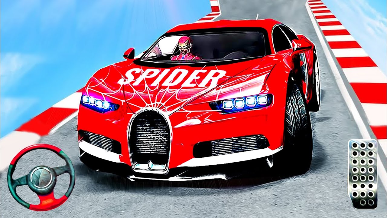 Car Ramp Stunt Driving in No Brake Challenge BACHILOR. - YouTube