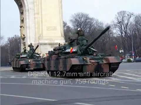 Romanian Army TR-85M1 'Bizonul' Main Battle Tank - YouTube