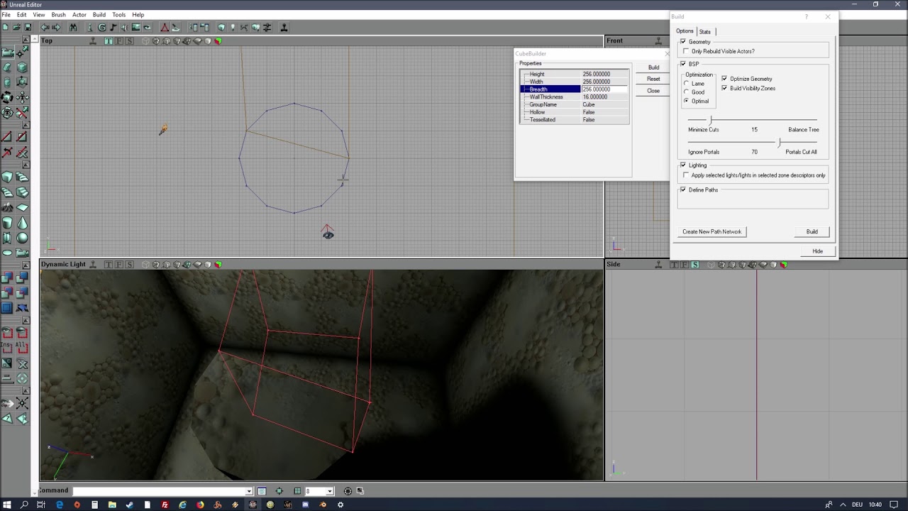 Unreal ED2 QuickTip - Vertex Snapping. - YouTube