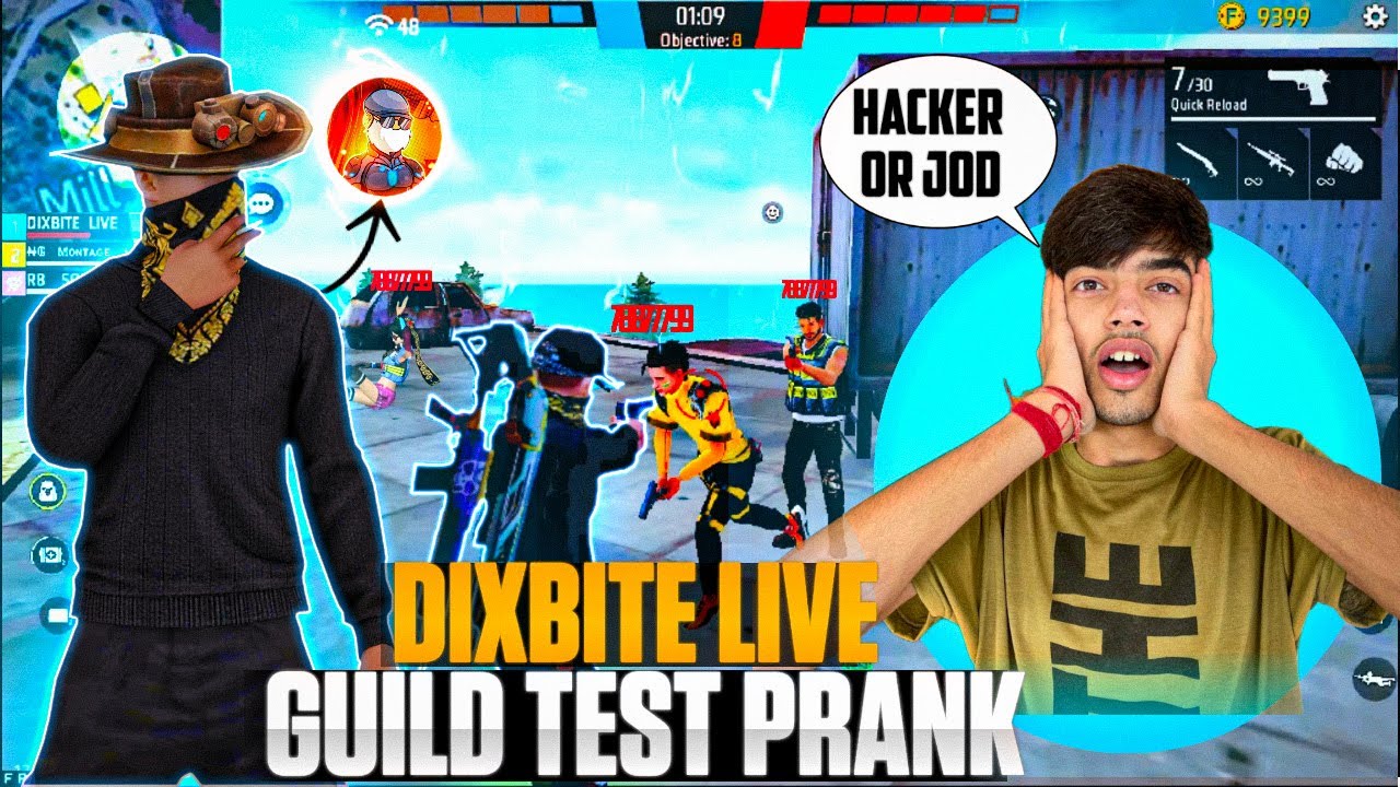 1v4 GUILD TEST PARNK😂 ON LIVE 😱🔥- @dixbite_ff @AsinArmy #nonstopgaming ...