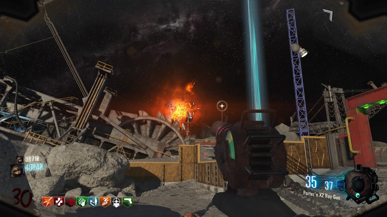 BLEW UP EARTH!! (MOON EASTER EGG ENDING) (BO3 - ZOMBIES CHRONICLES ...