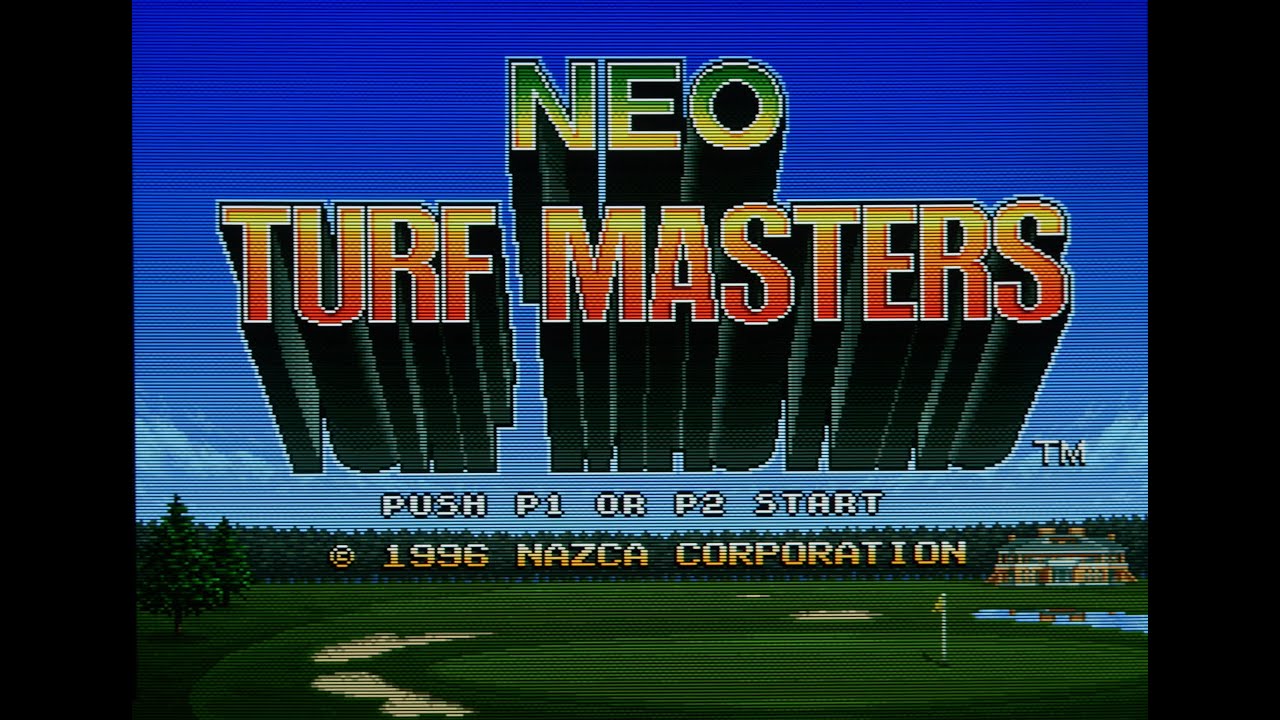 Neo Turf Masters Intro (Neo Geo) - Sony BVM-D32 - YouTube