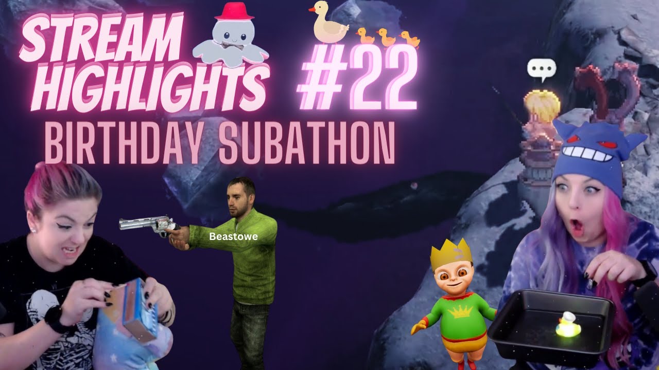 38 DAY BDAY SUBATHON!! || Stream Highlights #22 - YouTube