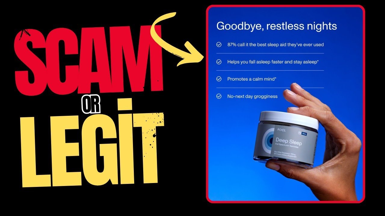 FOCL Deep Sleep Gummies Review - Legit or Scam? - YouTube