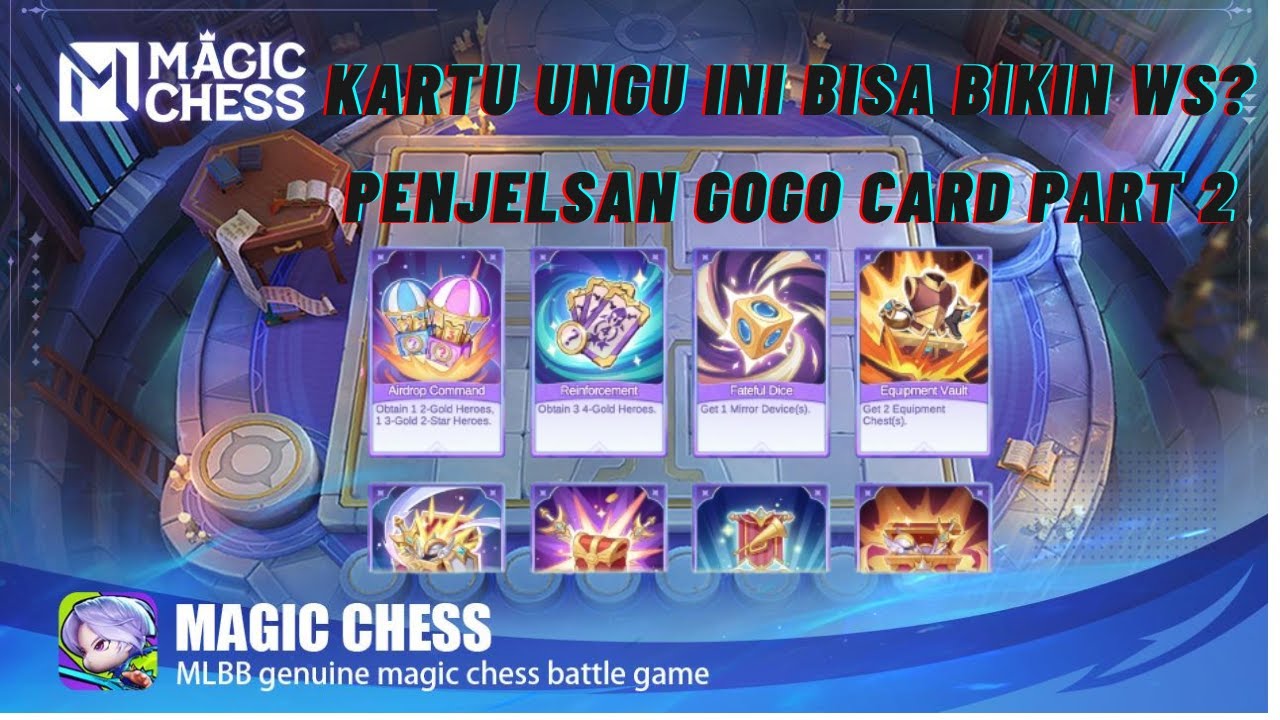 GOGO CARD Part 2! Rahasia Kartu Ungu di Magic Chess Gogo - YouTube