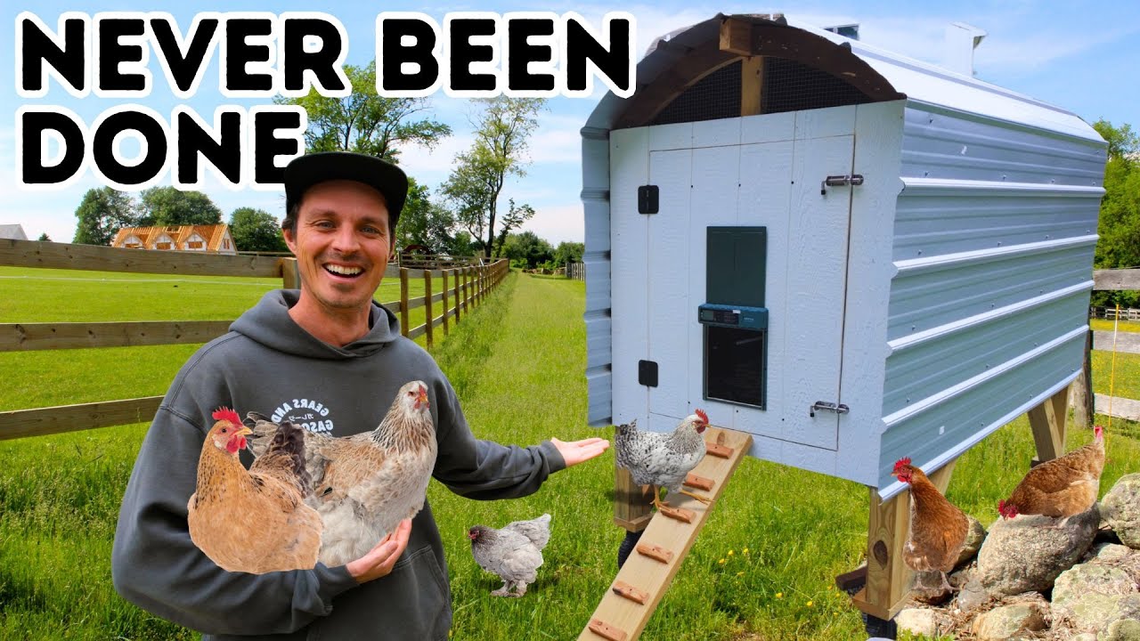 You’ve NEVER Seen a Chicken Coop Like This (Oregon Trail Build) - YouTube