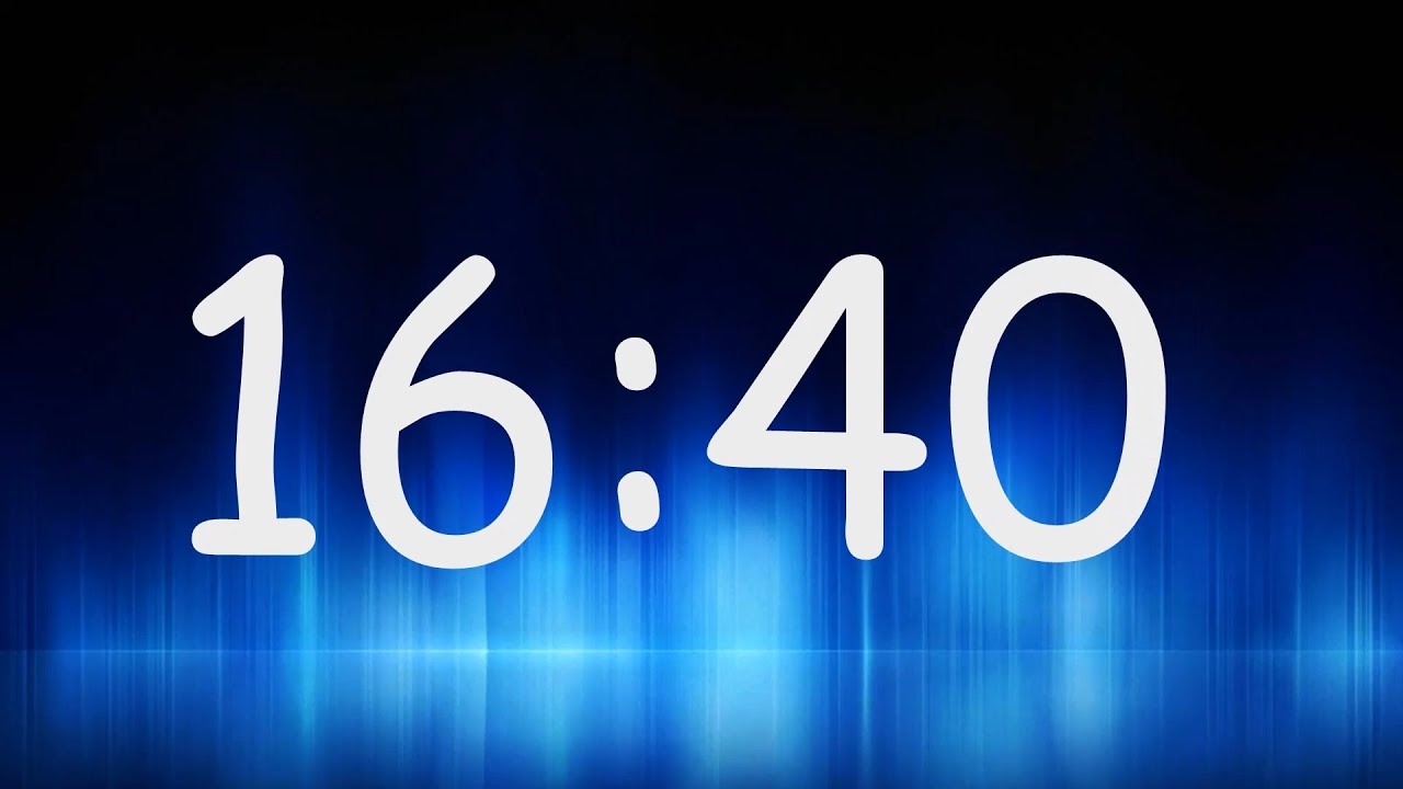 16:40 Minutes Timer / Countdown from 16min 40sec - YouTube