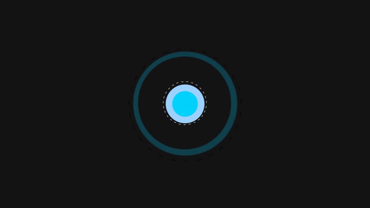 Intro 2D Blue Circle HD - YouTube