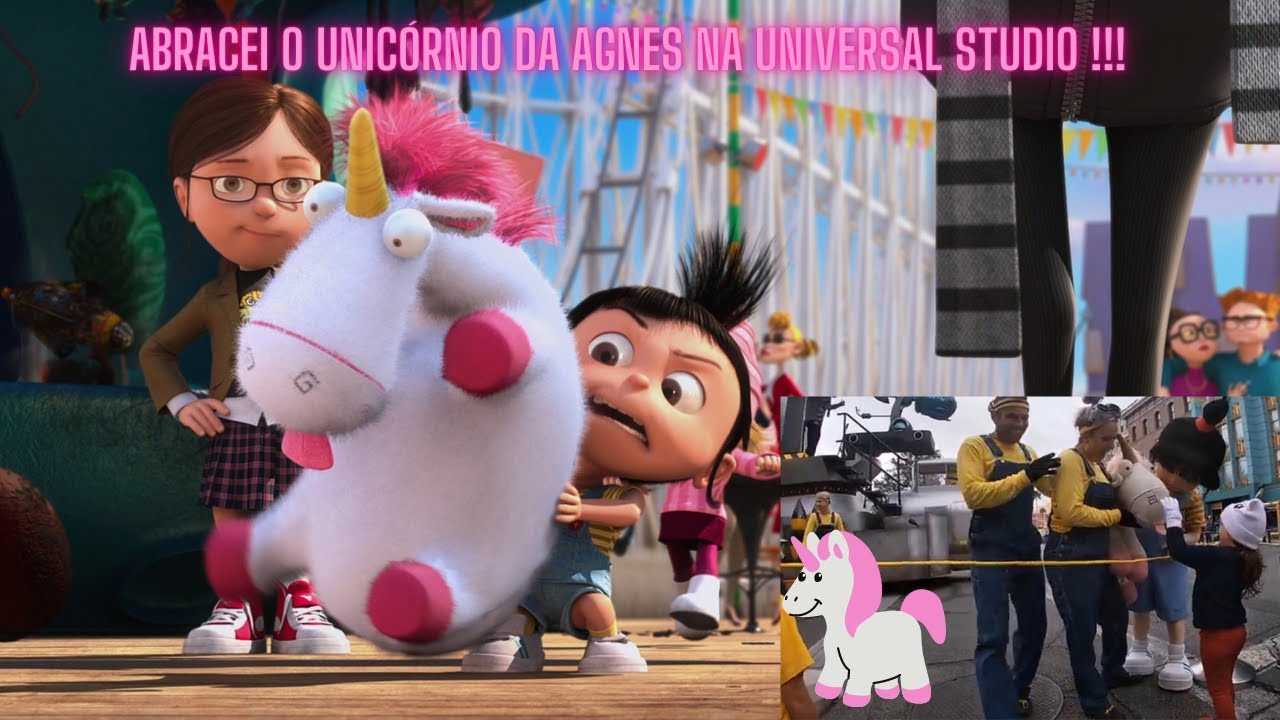 Abracei o unicórnio da Agnes | Despicable Me Parade at Universal ...