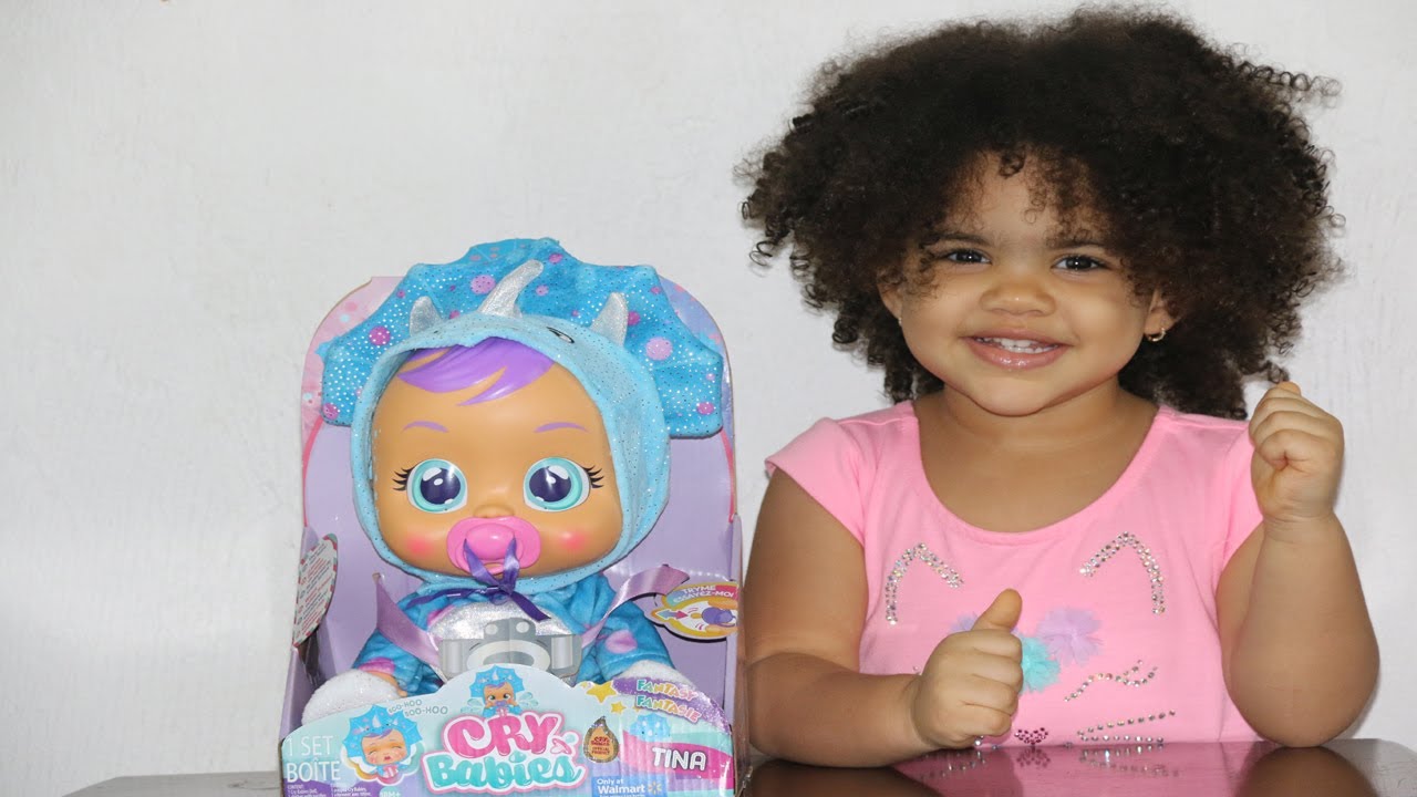 CRY BABIES Magic Tears Tina Doll FUN Unboxing and visit to the Doctor ...
