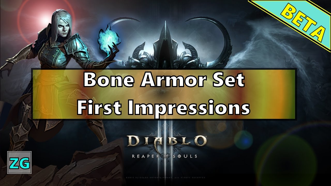 D3 Necromancer - Bone Armor Set First Impressions (New legendaries ...