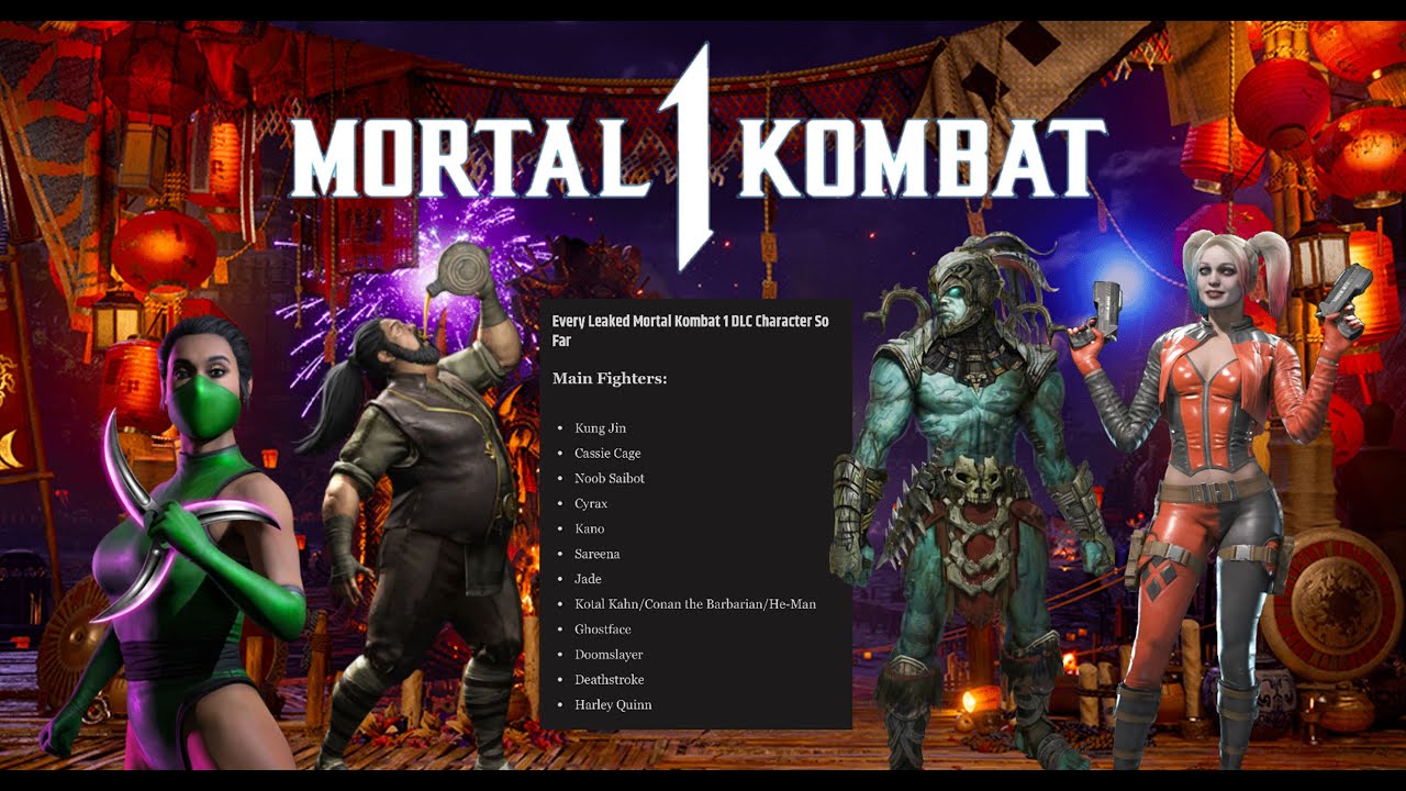 Mortal Kombat 1 - All Leaked DLC Characters So Far... - YouTube