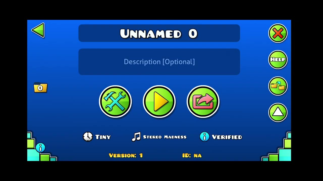 the easiest level in geometery dash - YouTube
