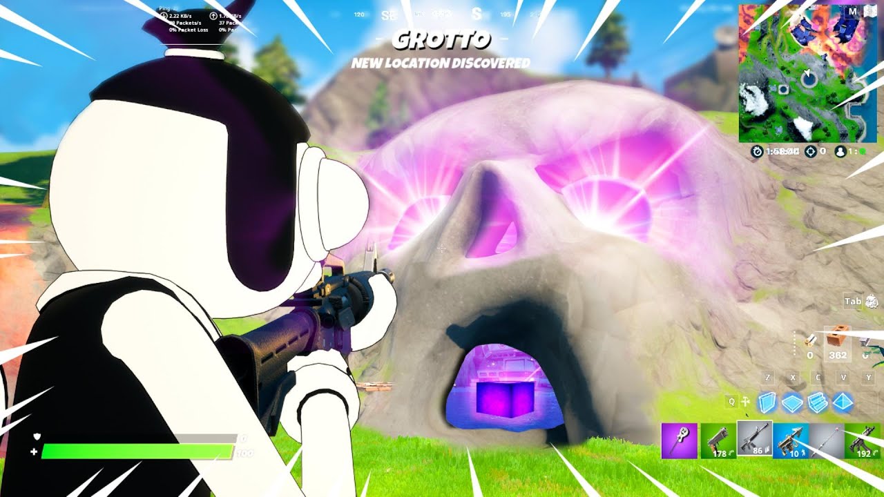 The GROTTO IS BACK in New Fortnite Update! - YouTube