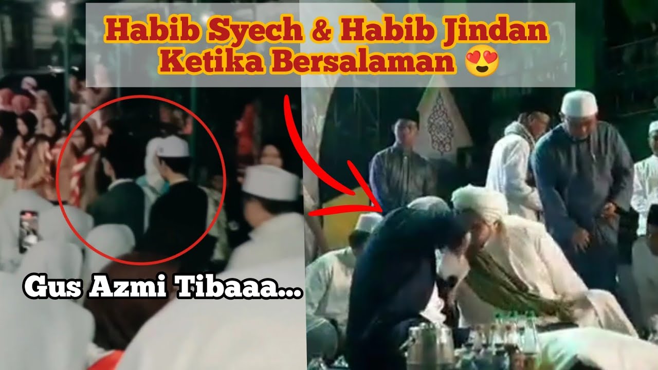 Detik Detik Gus Azmi, Habib Syech, Habib Jindan Tiba Naik Panggung Live ...