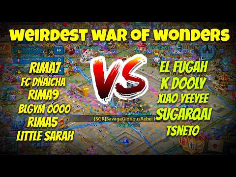Lords Mobile - Craziest War of Wonders at K827! 14 Clash of Emperors fighting for the base